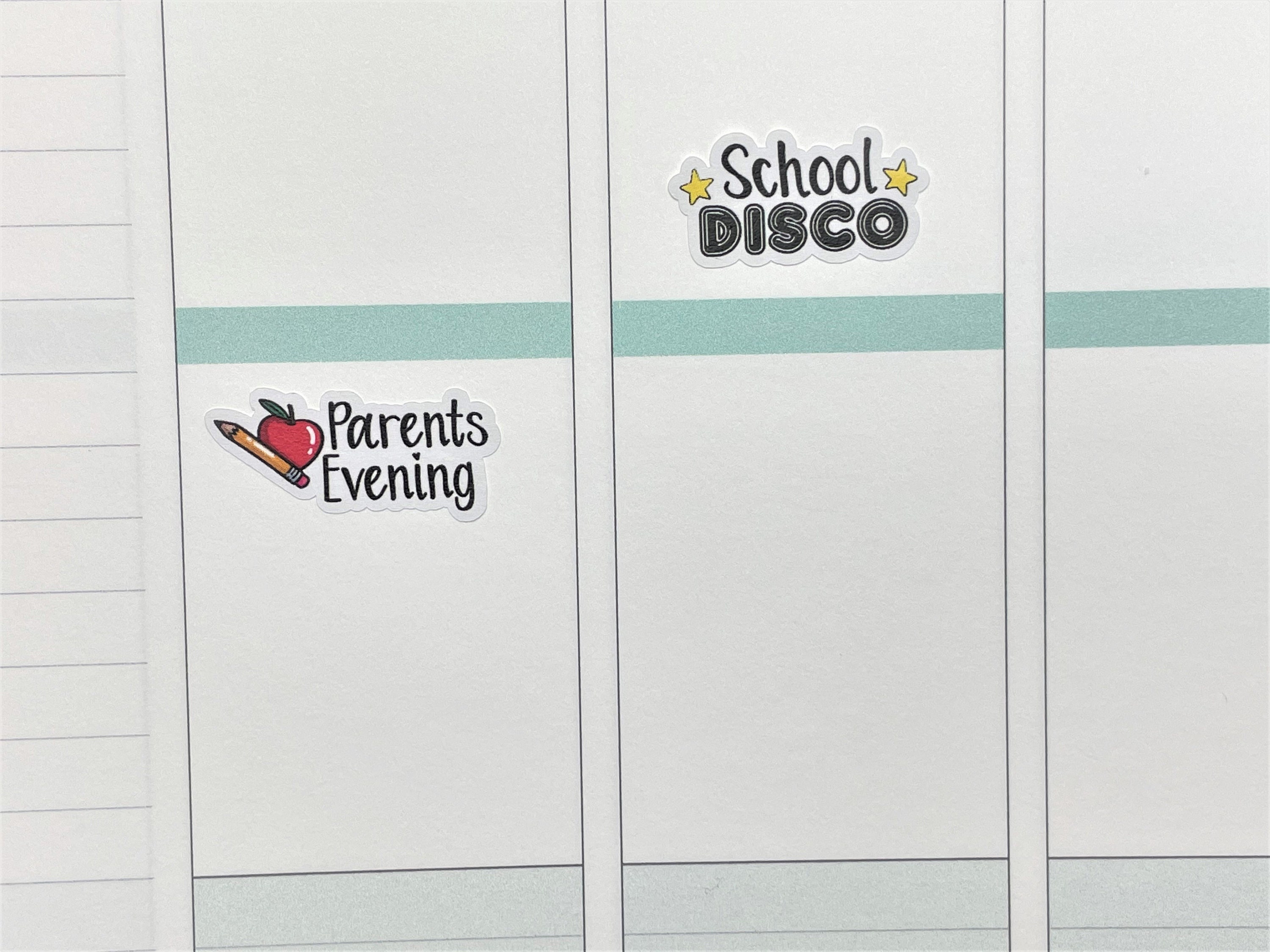 School Events Planner Stickers UK School Days School - Etsy UK