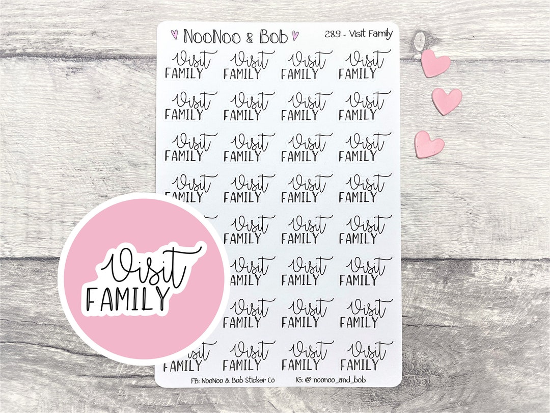 Visit Family Planner Stickers - Family Planner Stickers - Header ...