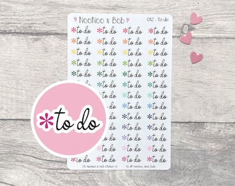 Check Mark Stickers, Planner Stickers, to Do List, Checklist Stickers ...