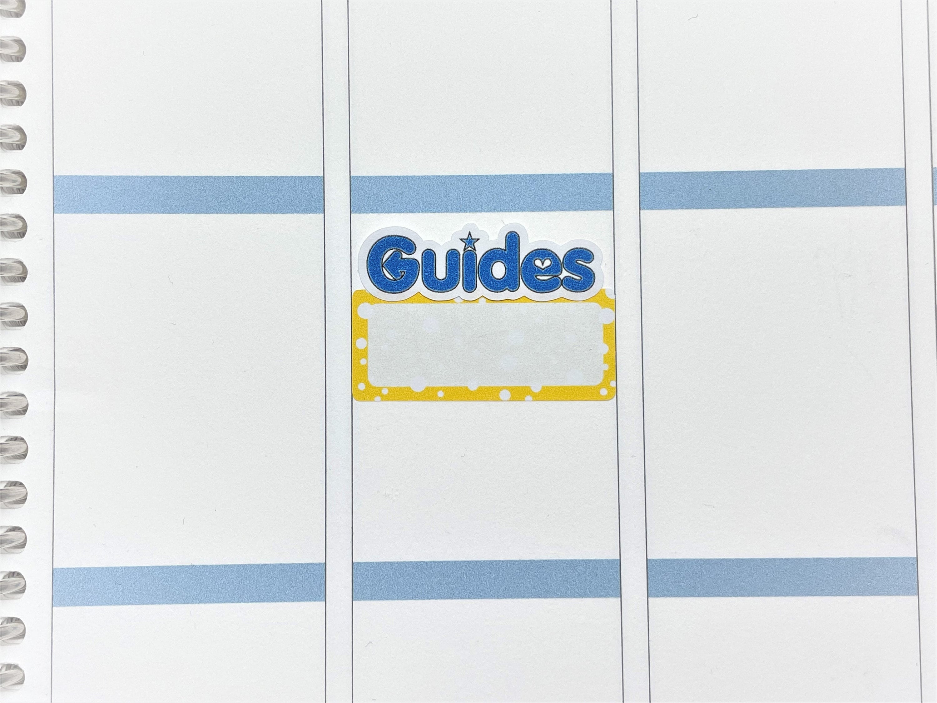 Girl Guides Logo Planner Sticker Girl Guiding Group Planner | Etsy