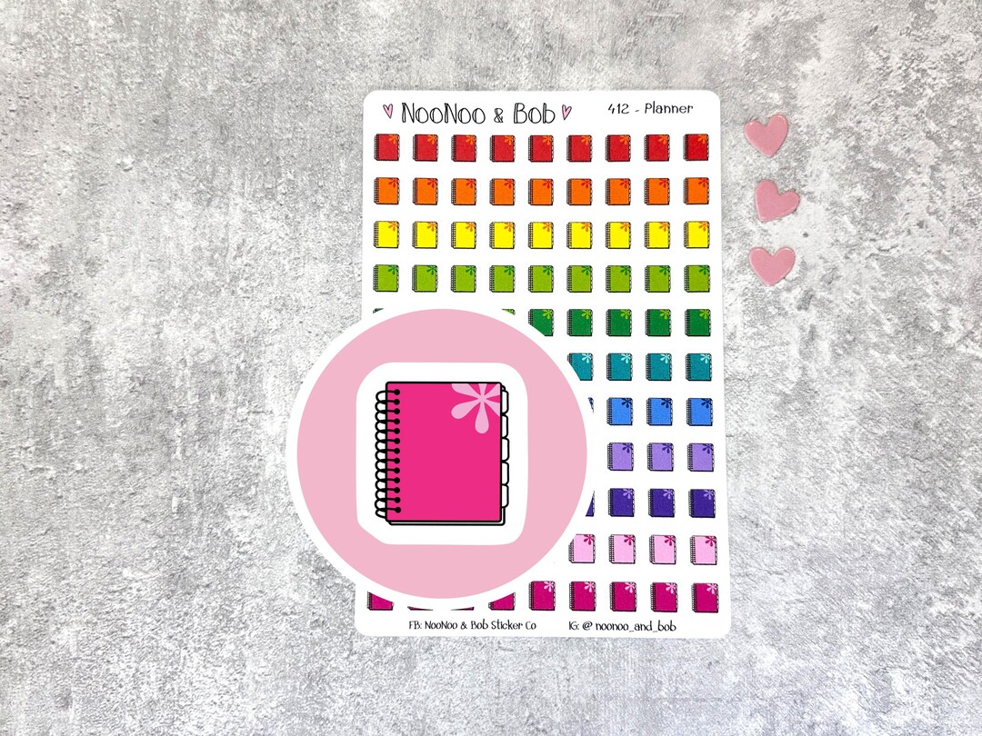 Planner Icon Stickers - Diary Stickers - Time to Plan Stickers ...