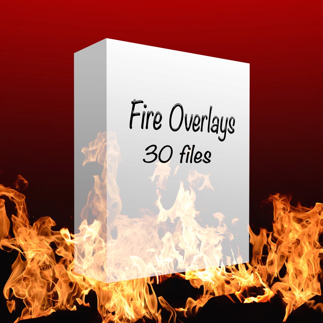 Fire Overlays (digital Files) - Etsy