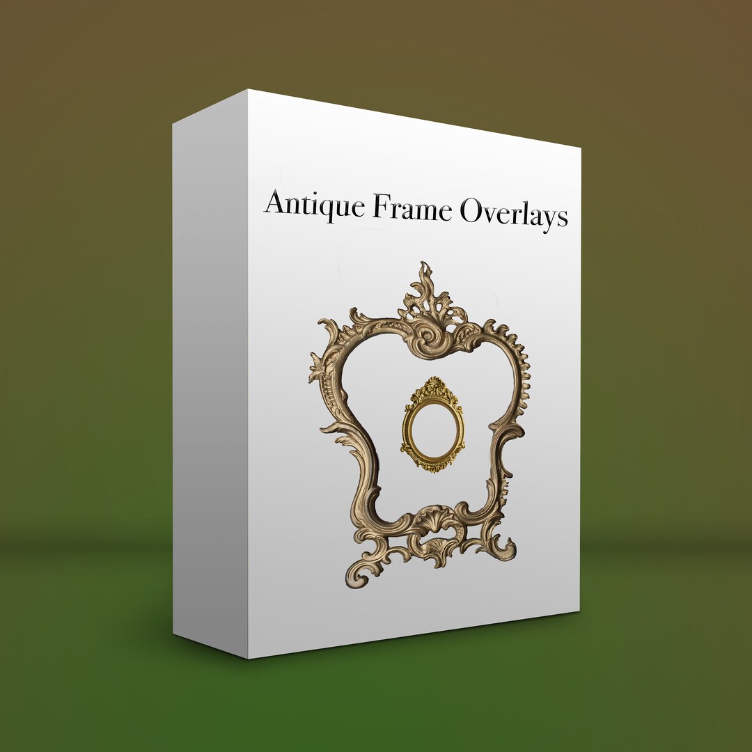 Antique Frame Overlays - Etsy
