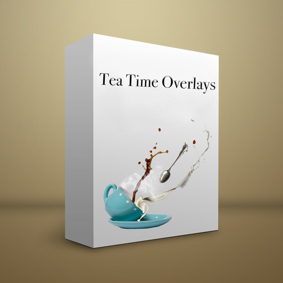Tea time overlays | Etsy