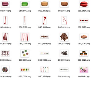 60+ Candy Overlays PNG Files - Etsy