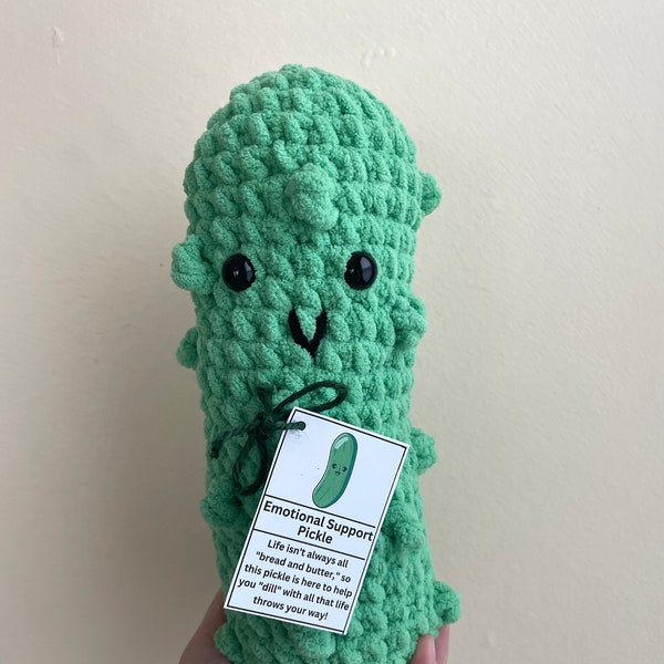 Emotional Support Pickle - Etsy