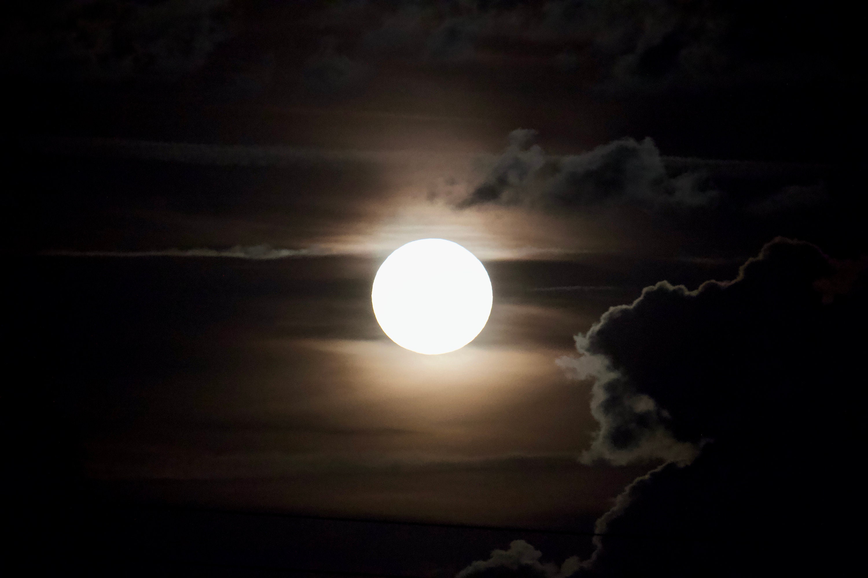 Bright Full Moon Wall Art Photograph - Etsy