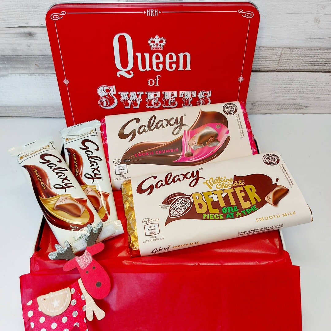 Galaxy Chocolate Bar Gift Box Sweet Hamper Galaxy Chocolate Christmas ...