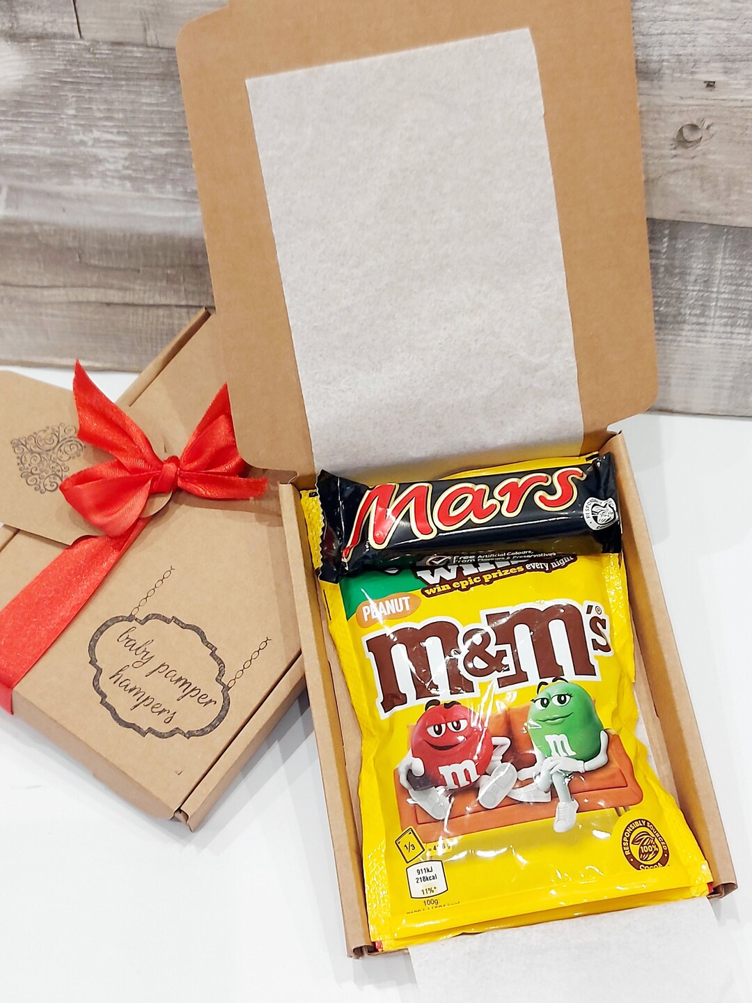 M&M Mars Chocolate Gift Box Letter Box Gift Easter Gift - Etsy