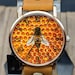 Honeycomb Bee Leather Watch Fashion Watch Women Watch Ladies Watch ...