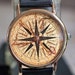 Compass Style Vintage Watch Leather,ladies Watch,men's Watch,unisex ...