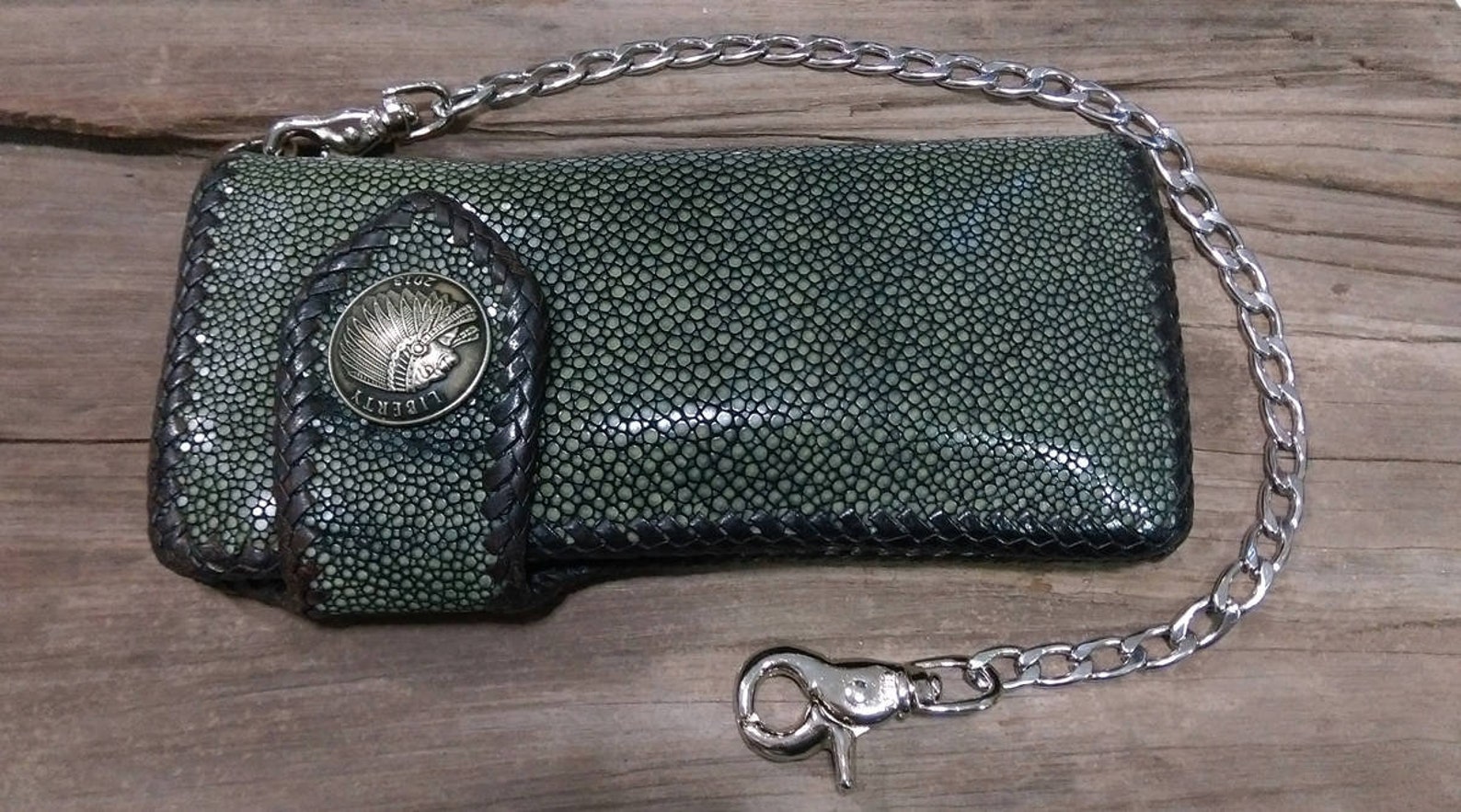 Chain Belt Hook Wallet Vintage Chain Wallet Chain Biker Long | Etsy