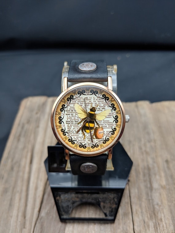 Art Bee WatchWomen WatchLadies WatchWatch VintageLeather | Etsy