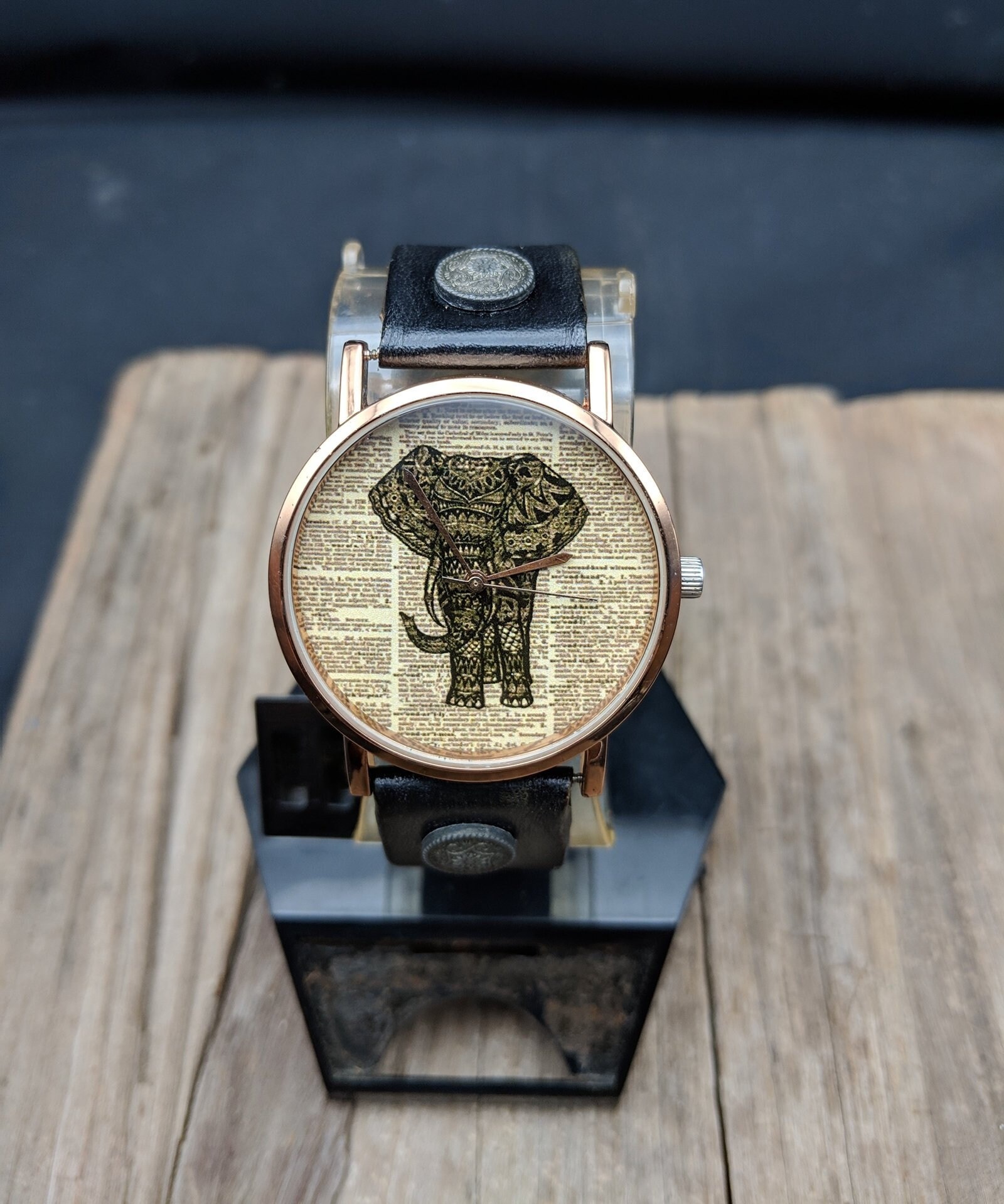 Elephant Dictionary Art Watch Women Watch Men Watch Funny - Etsy