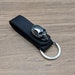 Biker Leather Belt Loop Key Chain Skull Vintage Genuine Cowhide Leather ...