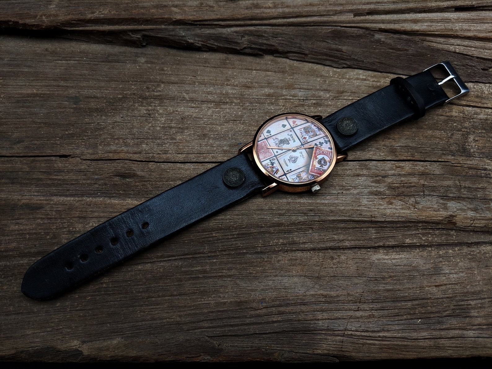 Playing Cards Watch Leather Tarot Watch Women Watch Unisex - Etsy