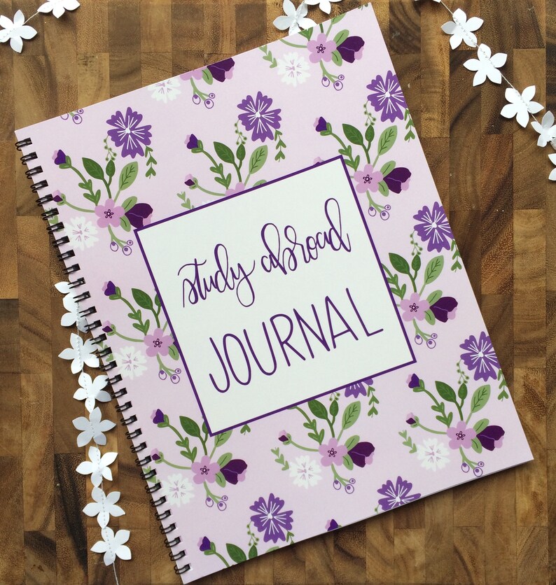 Study Abroad Journal - a Great Gift for Organizing Travel Pictures and ...