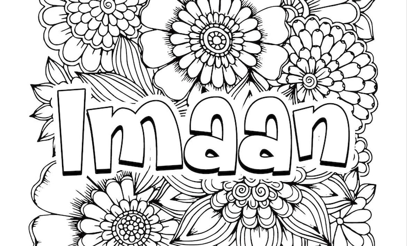 Islamic Coloring Pages, Floral Coloring Pages, Islamic Words, Arabic ...