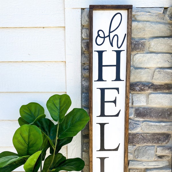 Oh Hello Sign - Etsy