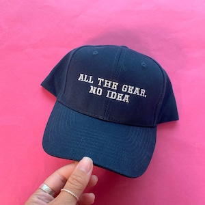 Personalised Slogan Baseball Cap - Custom Embroidered Text - Unisex Hat ...