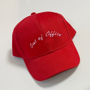 Personalised Slogan Baseball Cap - Custom Embroidered Text - Unisex Hat ...