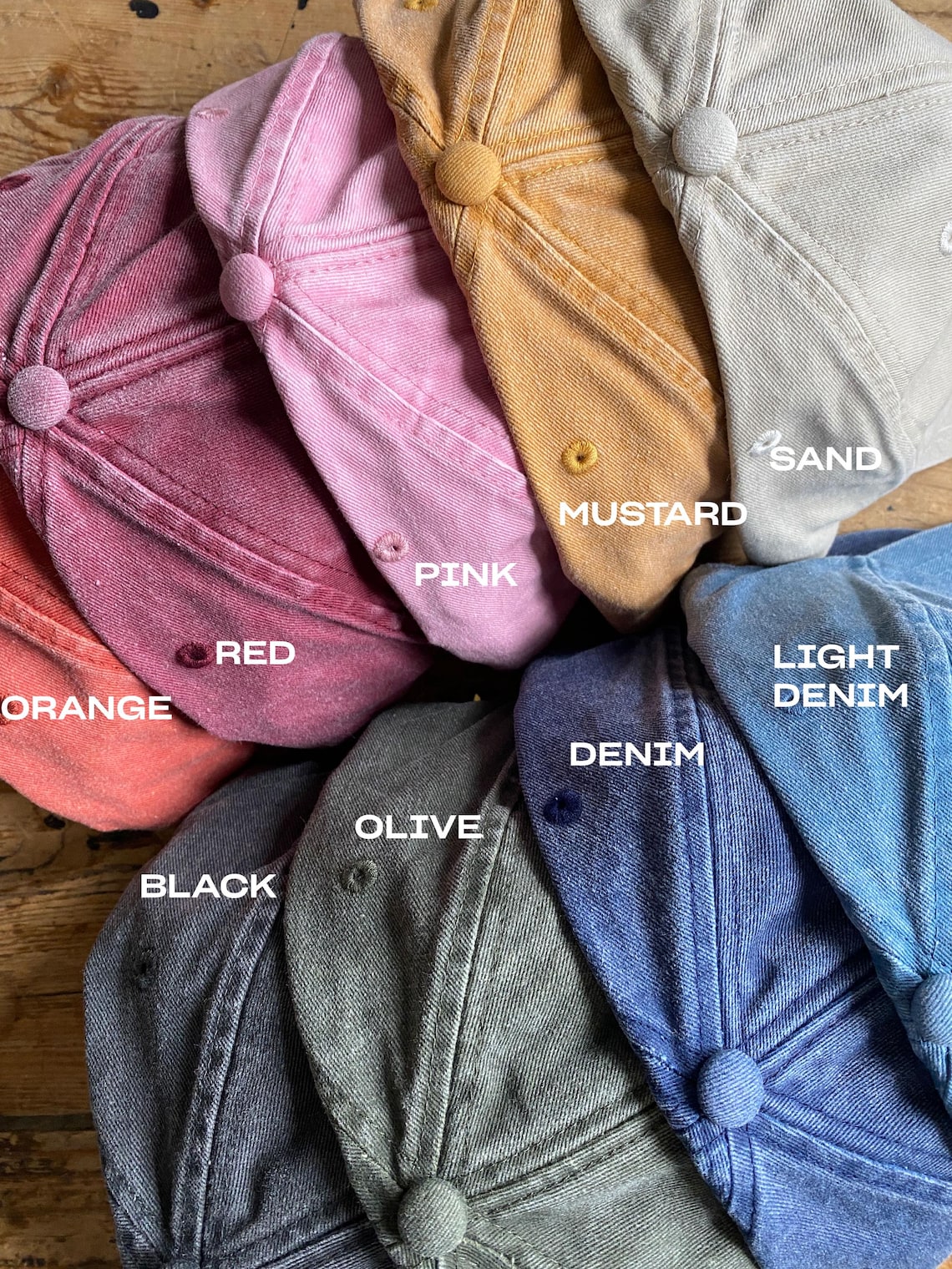 Personalised Slogan Faded Baseball Cap - Custom Embroidered Text Hat - Etsy