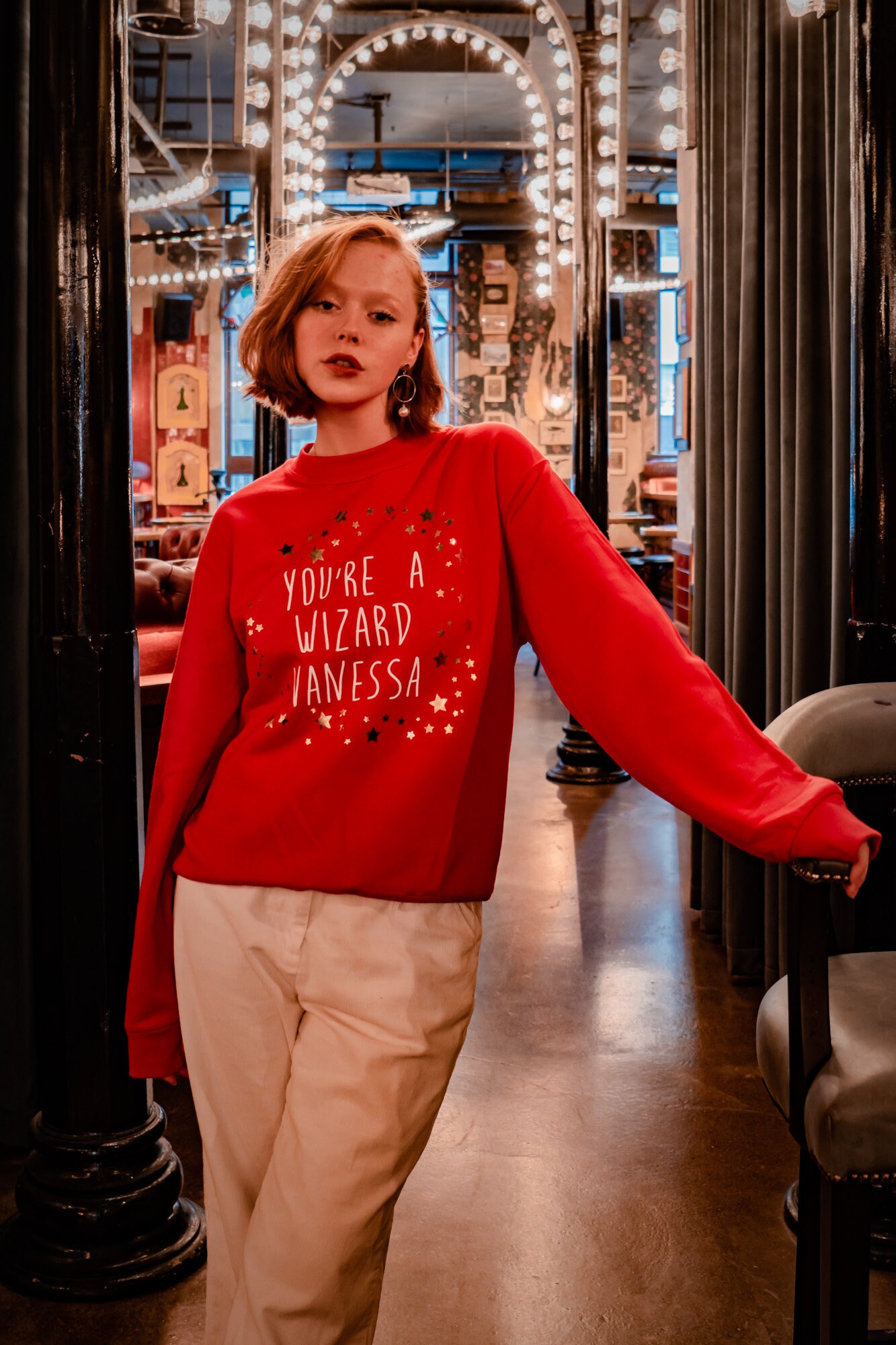 Personalised You're A Wizard Slogan Christmas Jumper From | Etsy UK