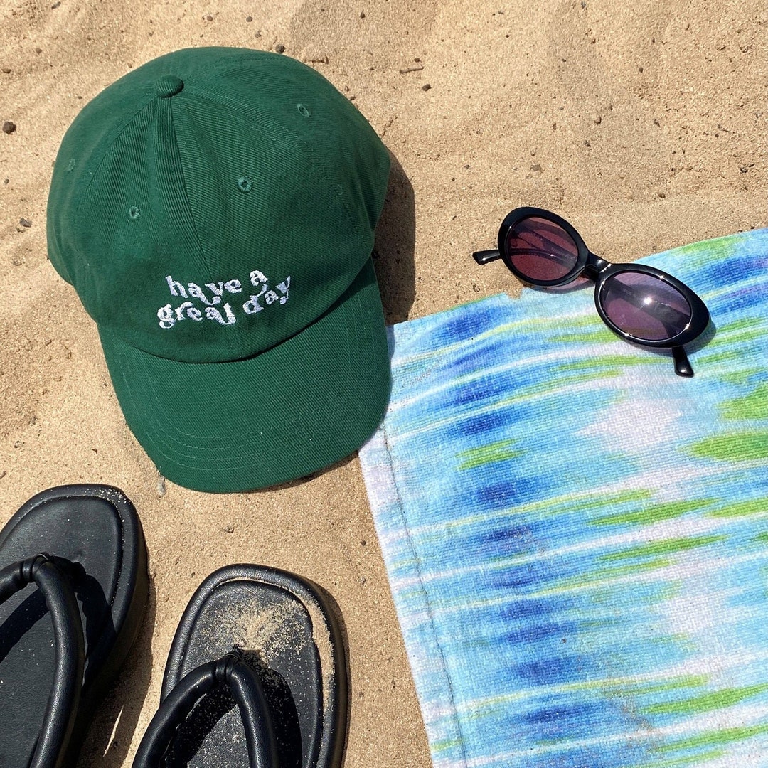 Have A Great Day Embroidered Adults Cap - Retro Style Athleisure ...