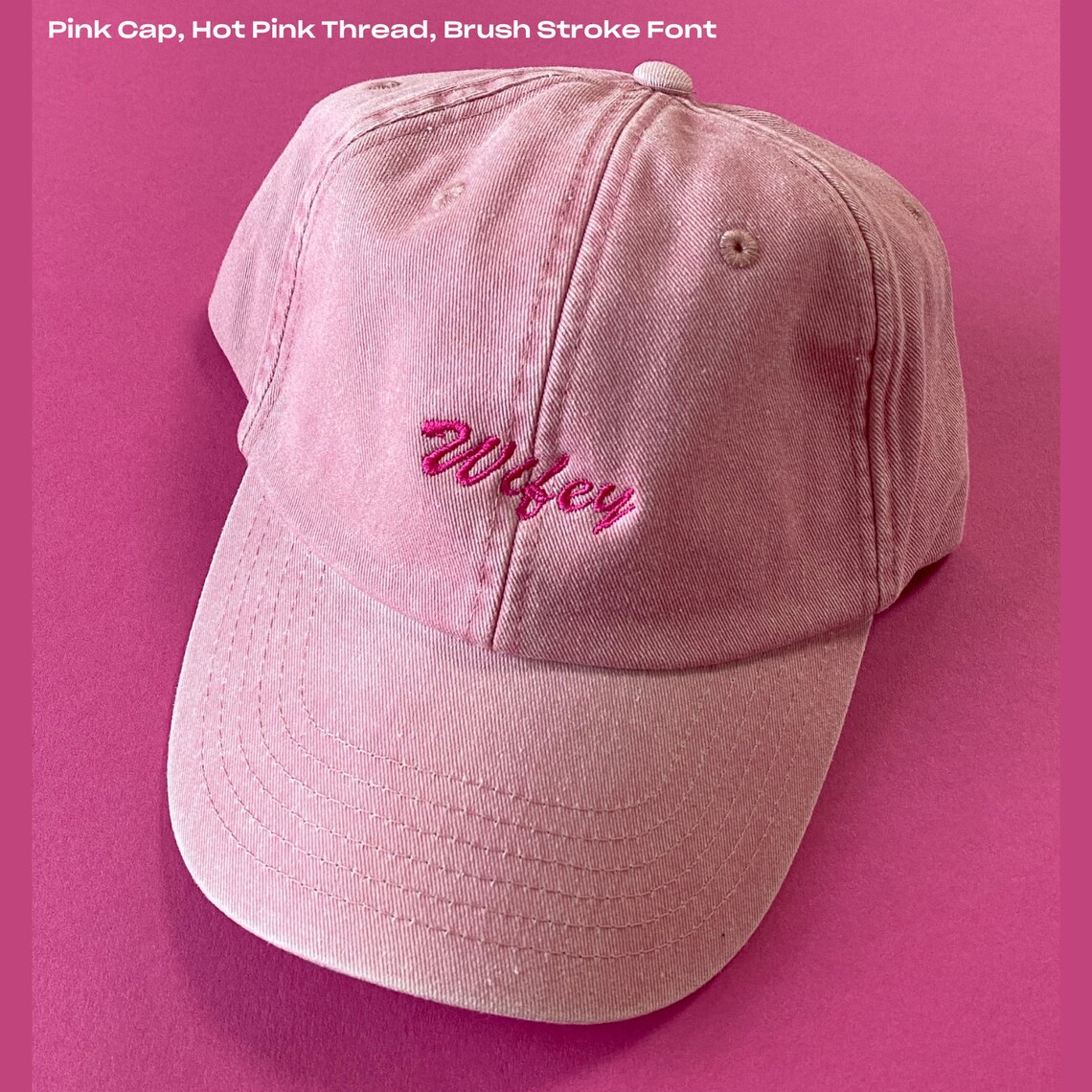 Personalised Slogan Faded Baseball Cap - Custom Embroidered Text Hat - Etsy