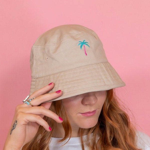 Palm Tree Bucket Hat - Etsy