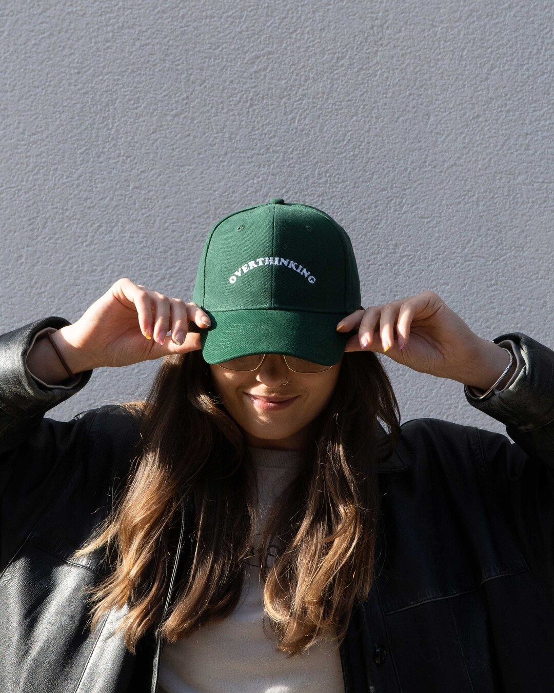 Embroidered Overthinking Cap Slogan Baseball Hat Girls Trip Summer Hat ...