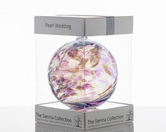 Silver Wedding Anniversary Gift Friendship Ball - Etsy UK