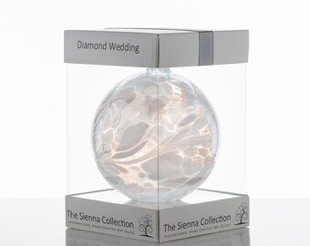 Silver Wedding Anniversary Gift Friendship Ball | Etsy UK