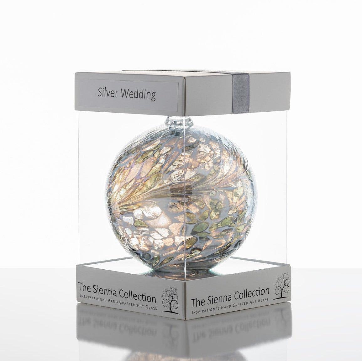 Silver Wedding Anniversary Gift Friendship Ball - Etsy UK