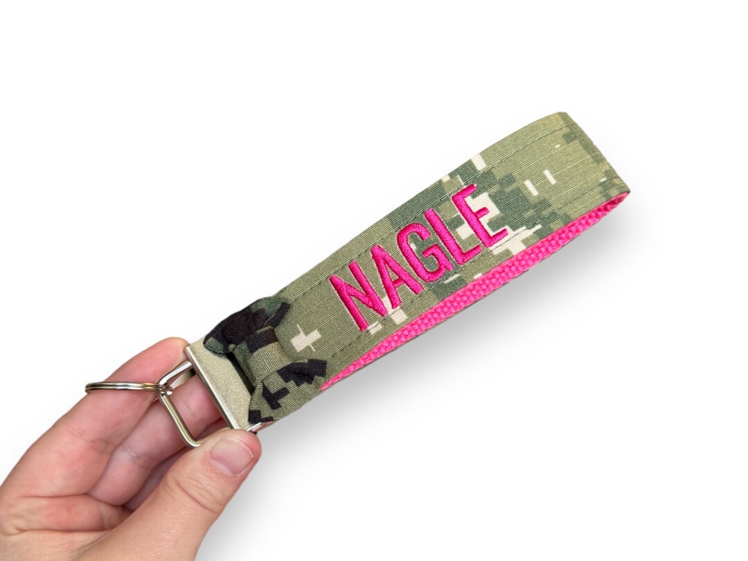 Navy NWU Type 3 Personalized Bow Military Keychain, Military Gift, US Navy Gift, Navy Wife, Navy ...