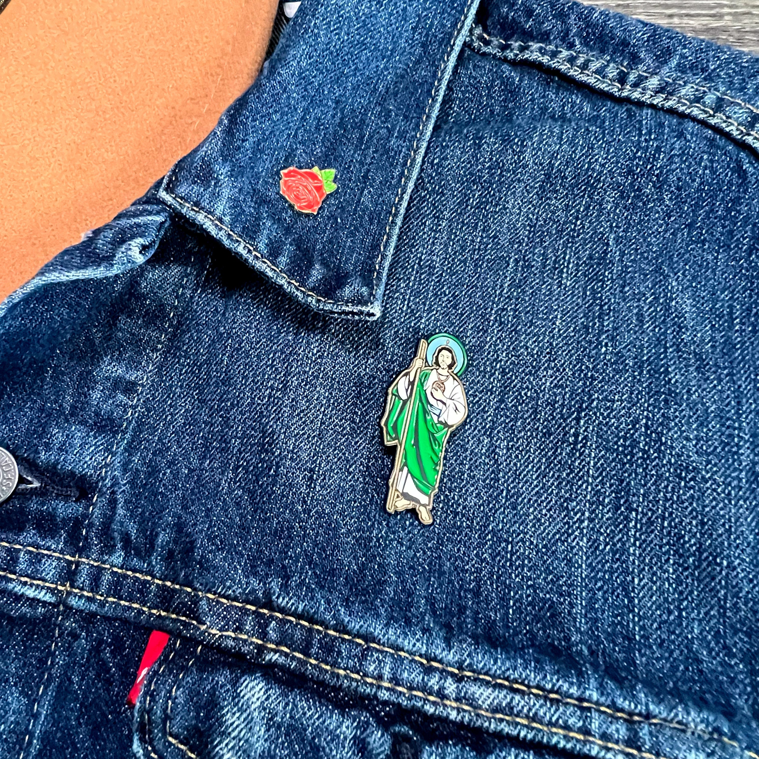 San Judas Pin Broche Tadeo St Jude Pins - Etsy Australia