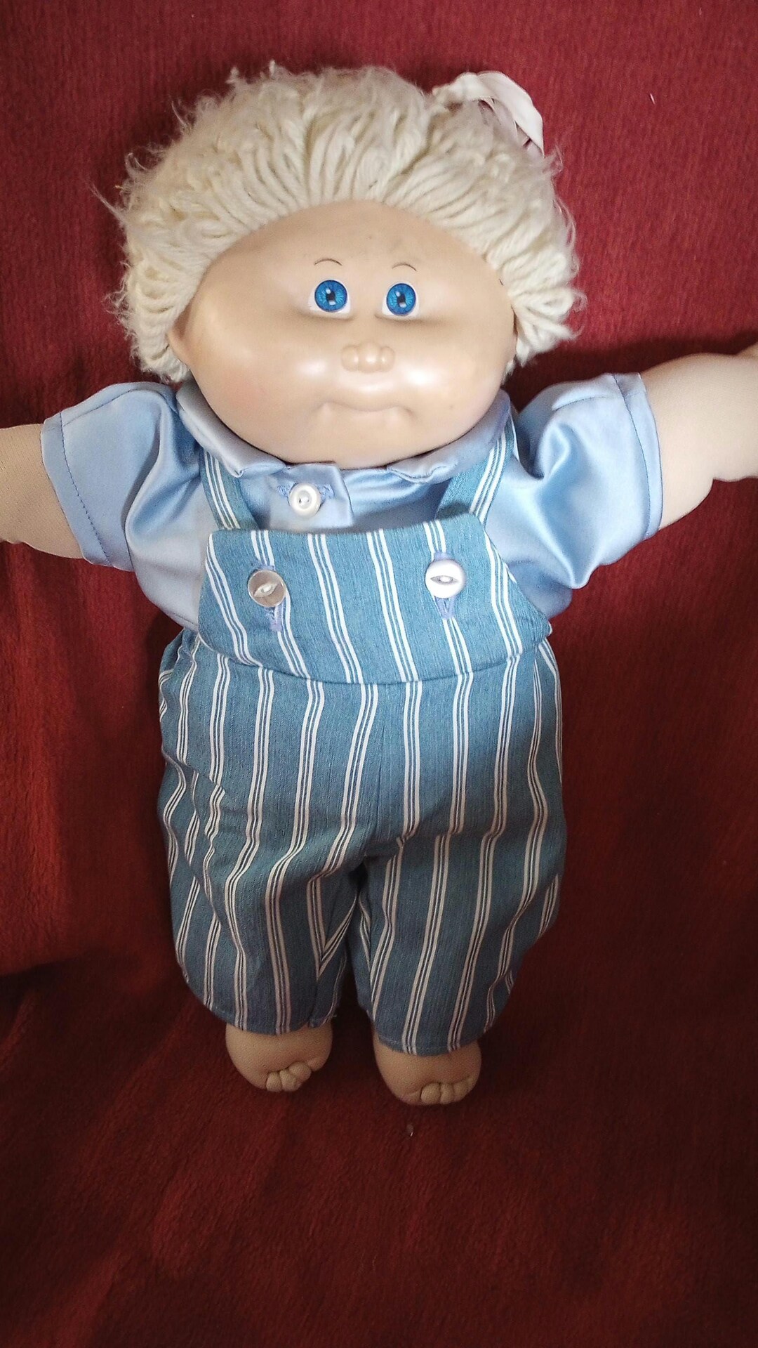 Cabbage Patch Overalls With Blue Shirt - Etsy