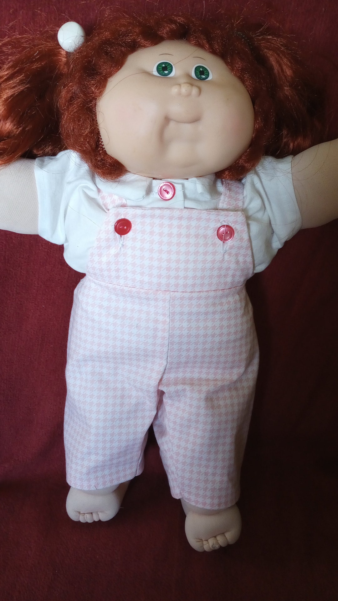 Two Piece Overalls and Shirt for Girl Cabbage Patch Doll - Etsy