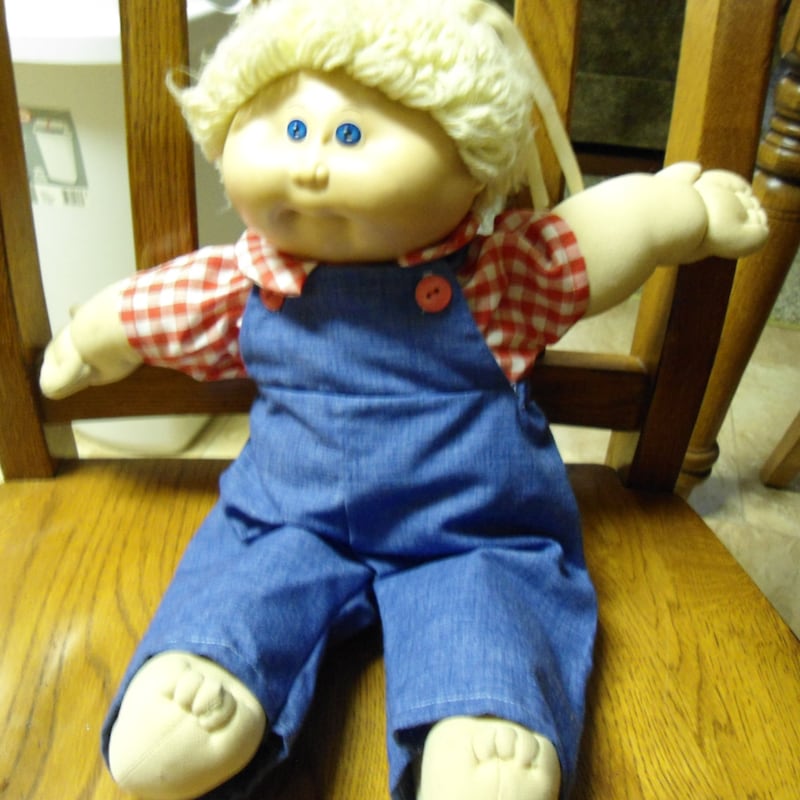 Patched Overalls Denim - Etsy