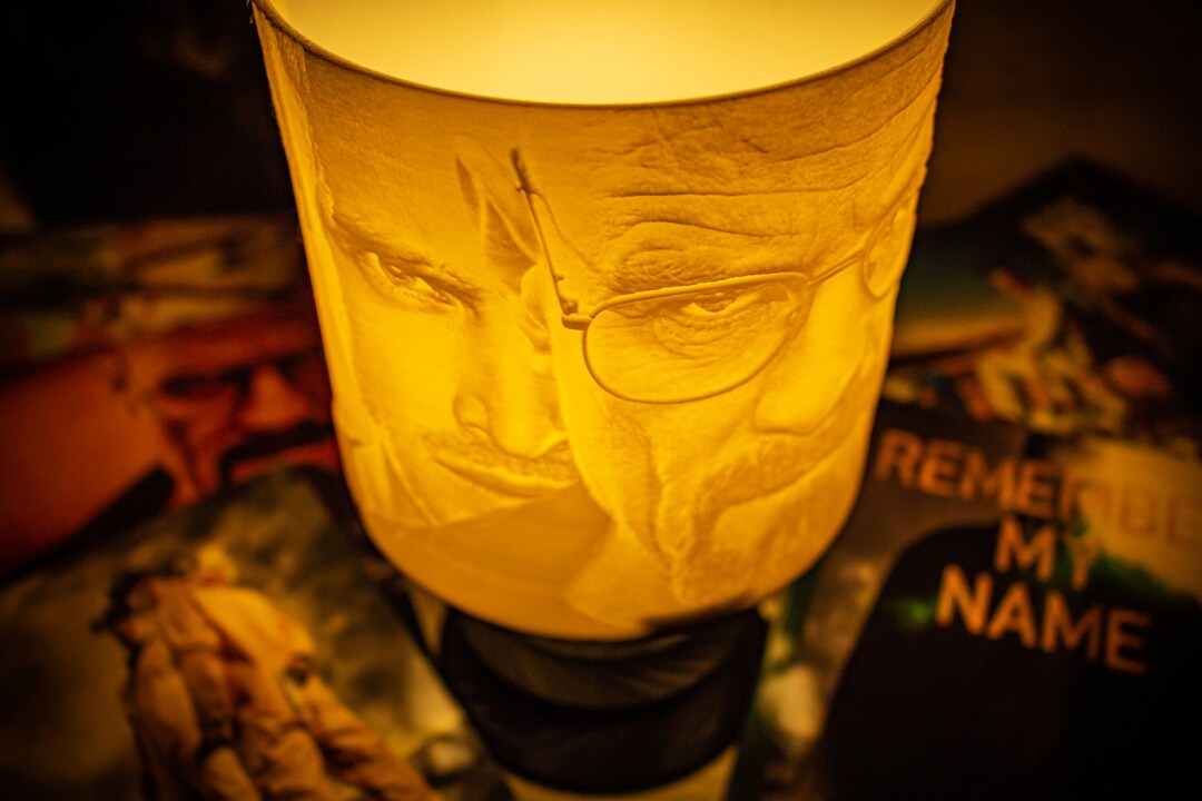 BREAKING BAD Photographic Lampshade Lamp 3D Print Walter White ...