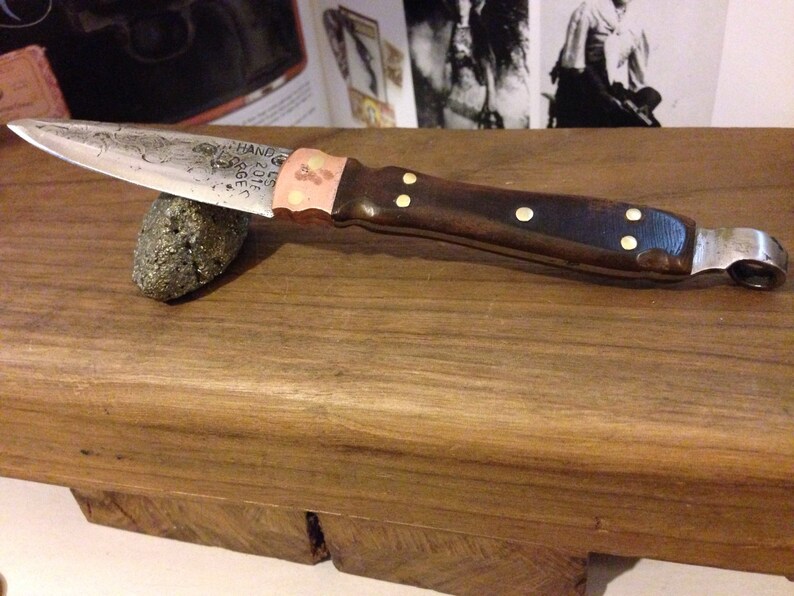 Dagger-shaped Old West Style Personal Boot Knife Hand Forged - Etsy