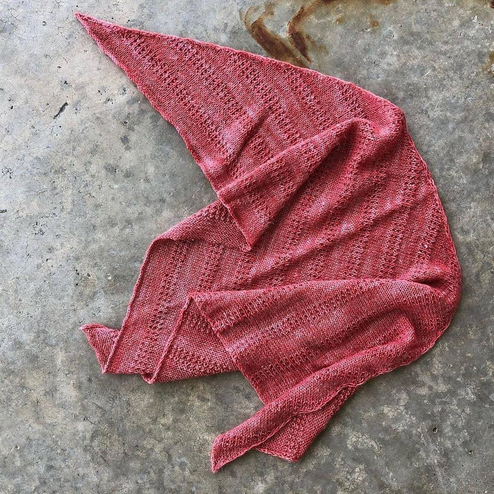 The Thatch Shawl Knitting Pattern - Instant PDF Download | Textured DK ...