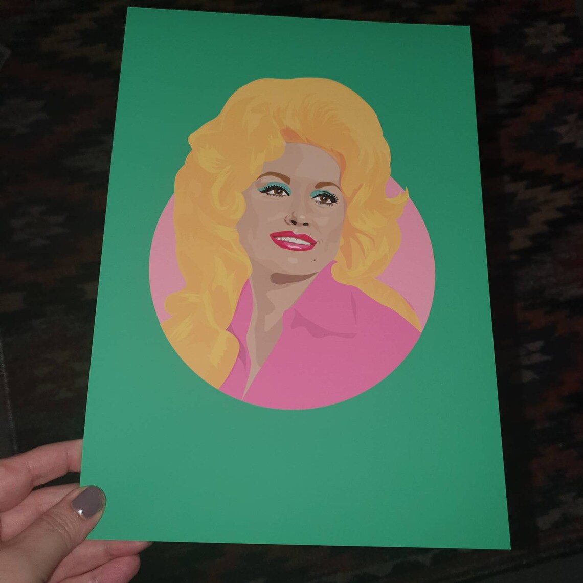 Dolly Parton art Print Dolly Parton Wall Art A4 Gicleé Print | Etsy