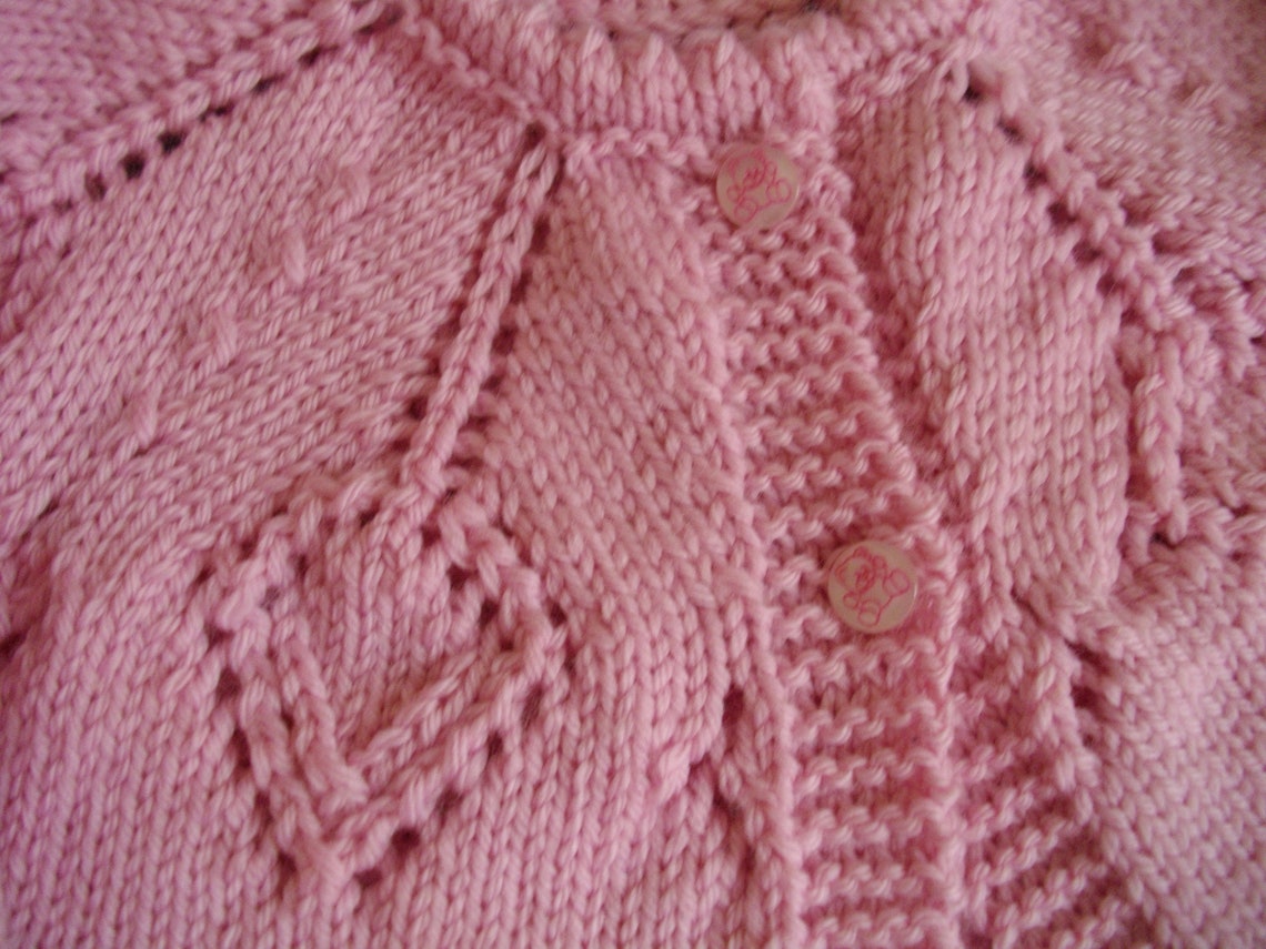 Knit Pattern - Sunray Yoke Baby Sweater - Etsy