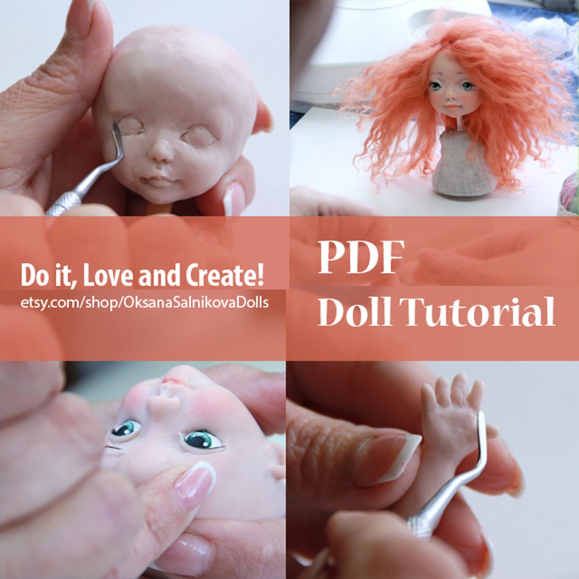 Doll Tutorial Instant Download PDF Guide Doll Making Book Art Doll Diy ...