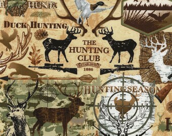 Hunting fabric | Etsy