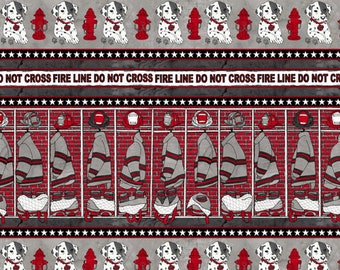 Fireman fabric | Etsy