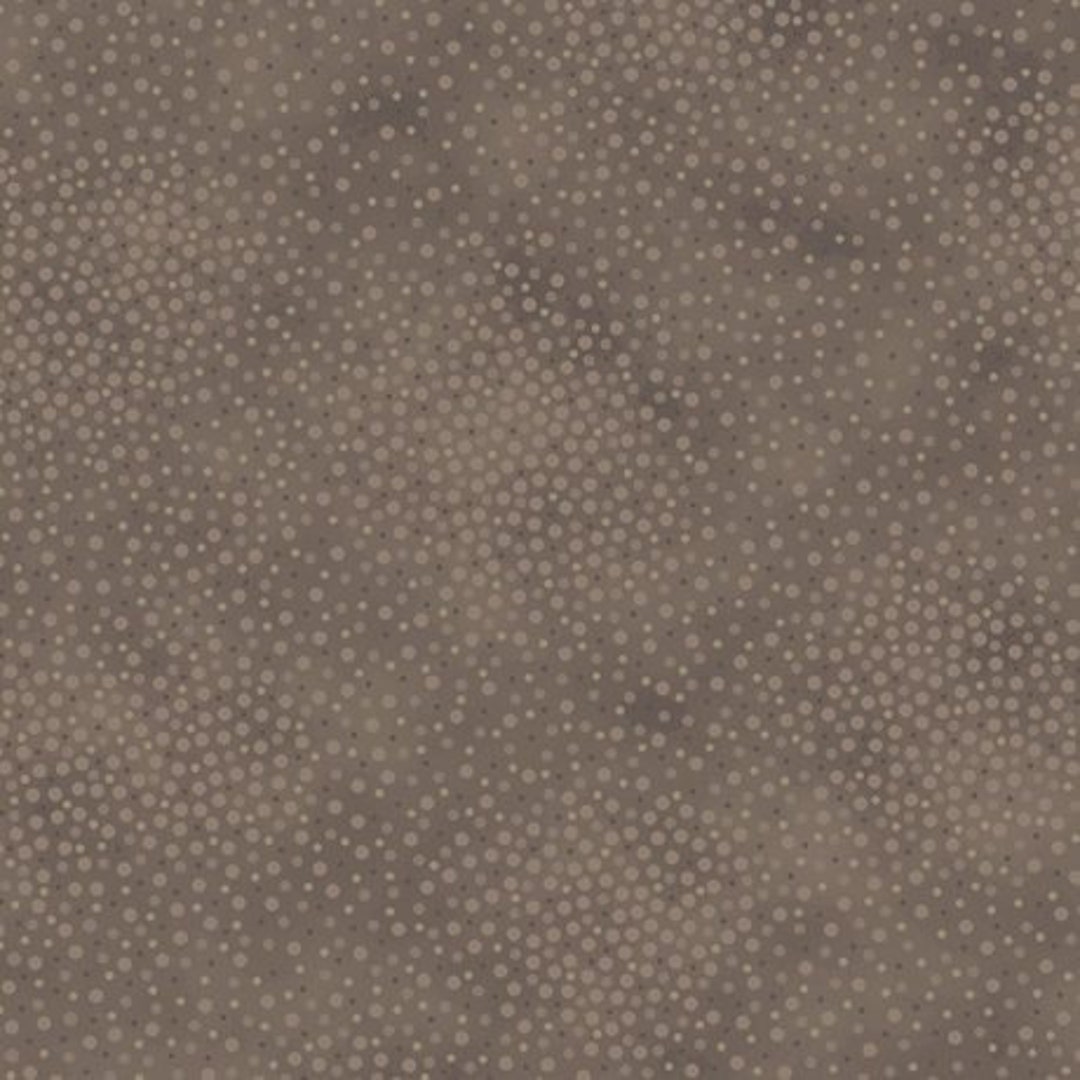 Spotsy Brown Dots Blender Fabric by the Yard / QT Fabrics Cotton Tonals ...