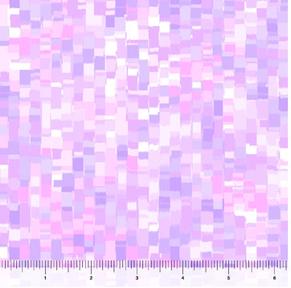Ombre Squares Lilac by QT Fabrics / Minecraft Bitmap Style - Etsy