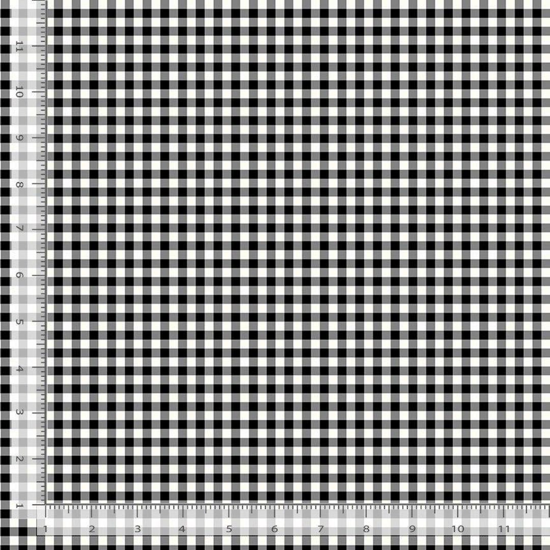 Black Gingham Fabric by the Yard From Timeless Treasures in Checks ...